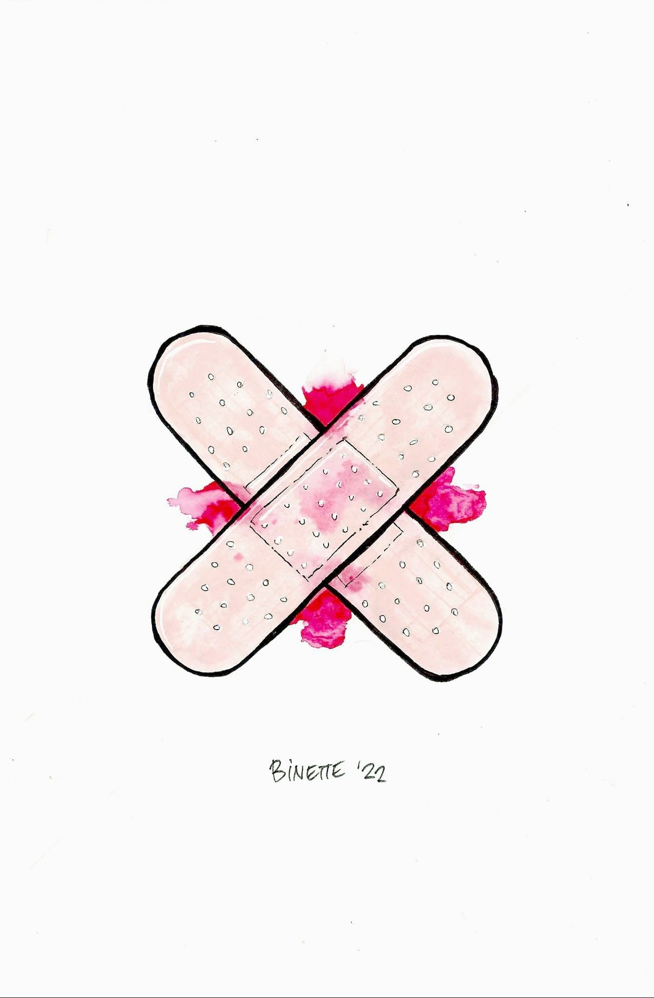 Band Aid Drawing