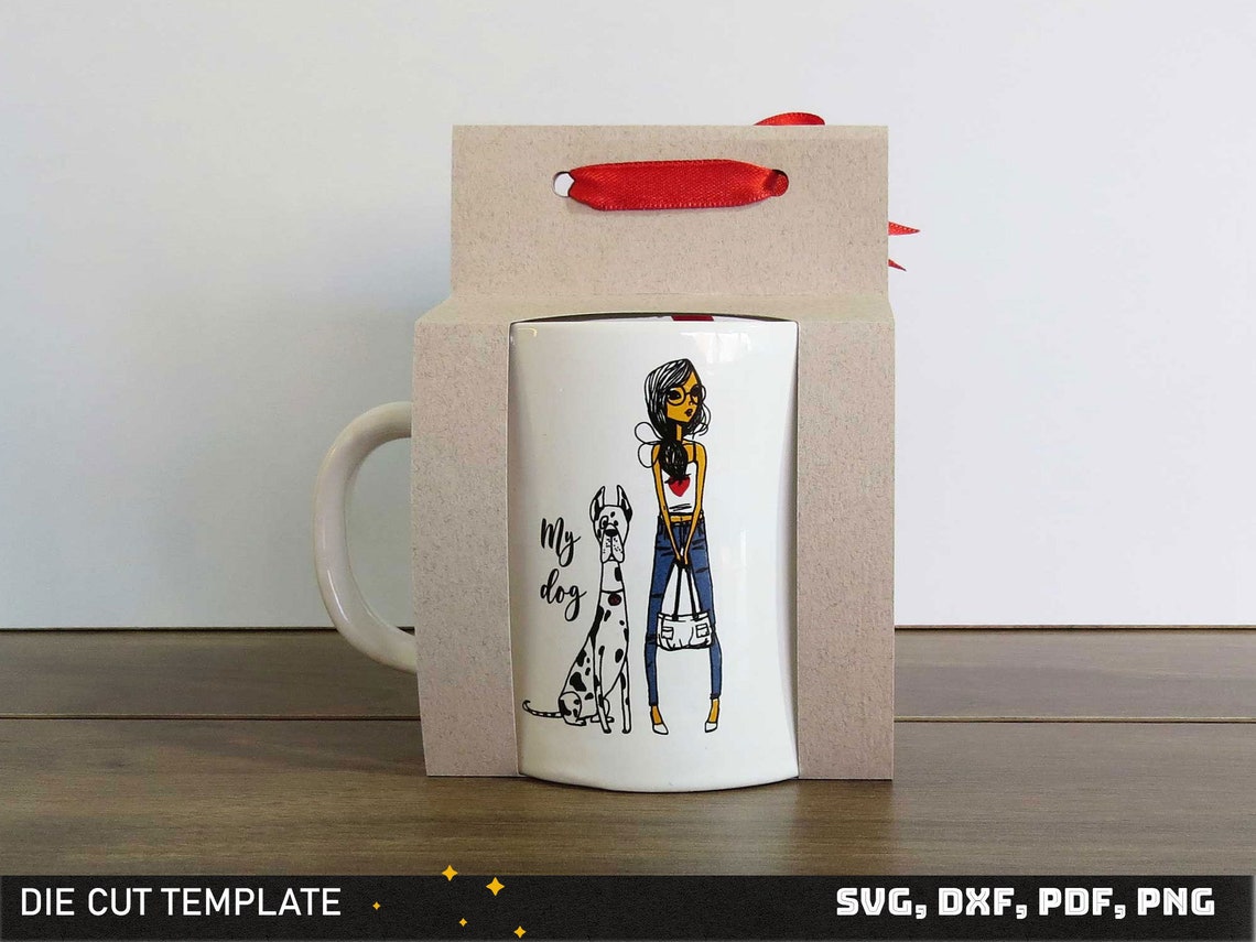 MUG BOX SVG Mug Press Svg Mug Holder Svg Gift Box Svg - Etsy Canada