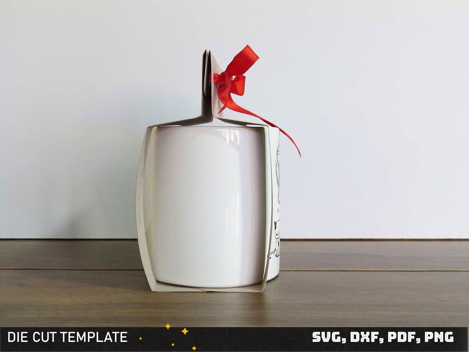 MUG BOX SVG Mug Press Svg Mug Holder Svg Gift Box Svg - Etsy Canada