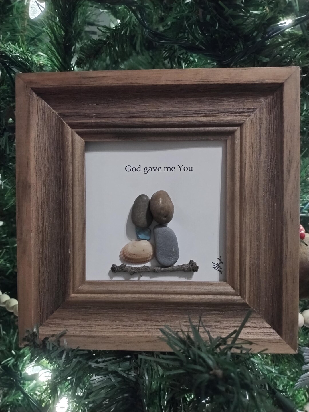 God Gave Me You Pebble Art READY TO SHIP - Etsy
