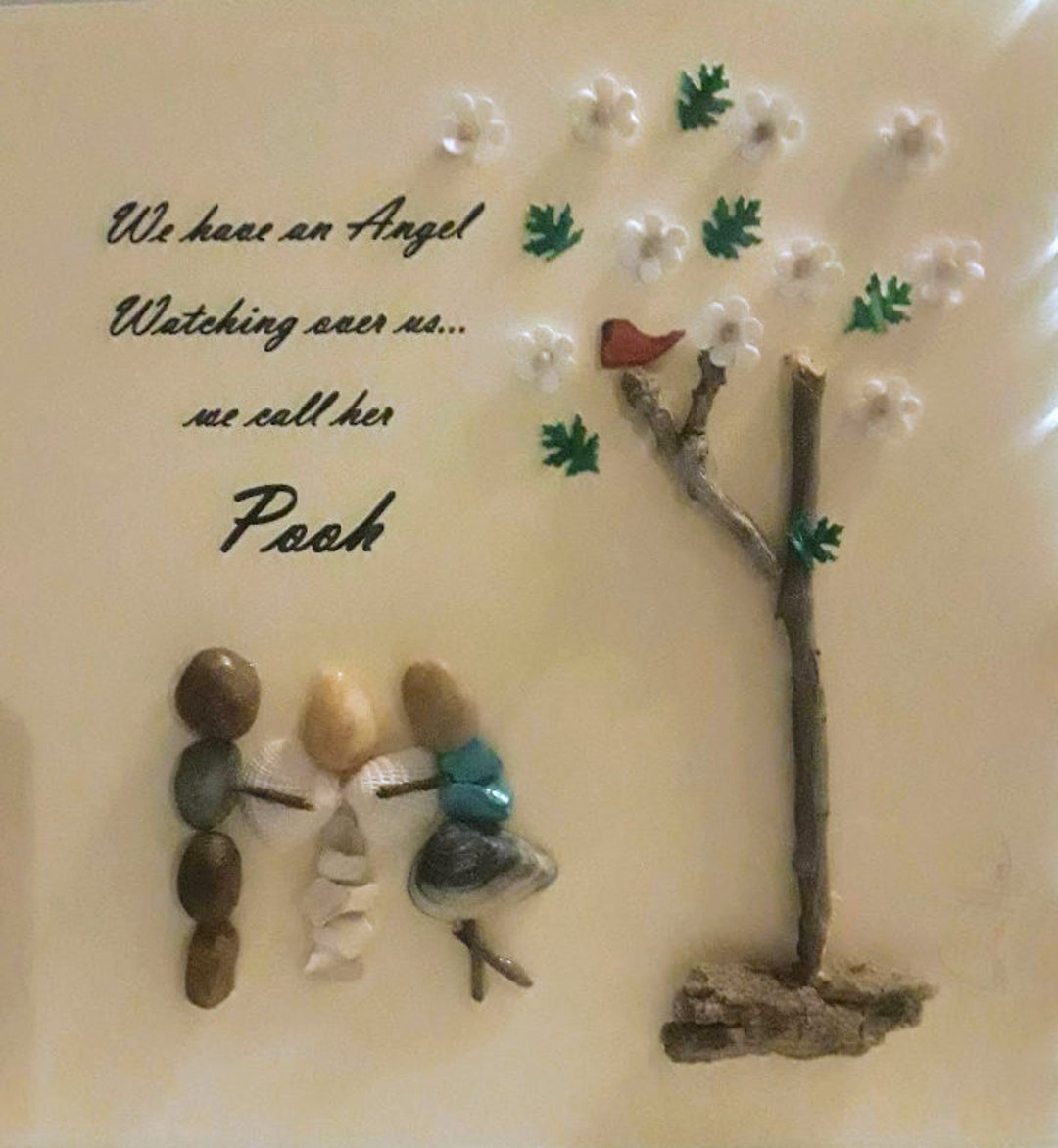 Guardian Angel Pebble Art - Etsy