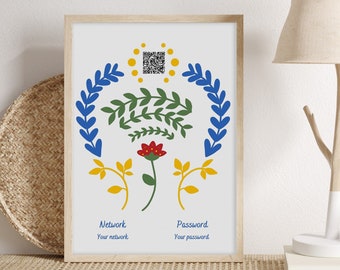 Flower Qr Code - Etsy