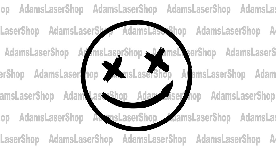 Smiley Face Car Decal 4.5x4.5" - Etsy