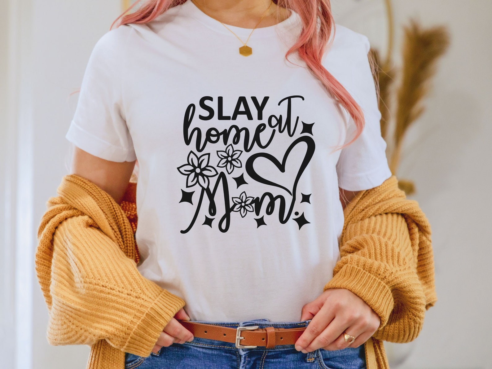 Slay at Home Mom Shirt, Funny Mothers Day Shirt, Gift for Mom, Gift for ...
