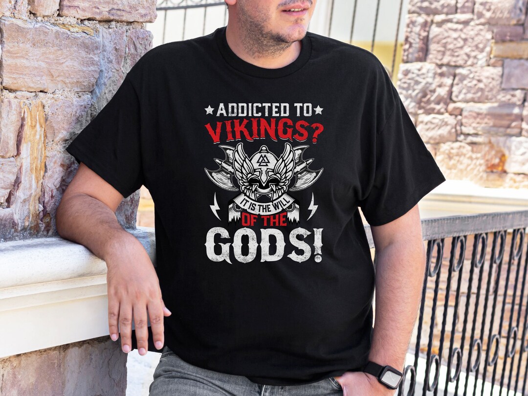 Viking Shirt, Viking Fan T-shirt, Pagan T-shirt, Viking Scandinavian ...