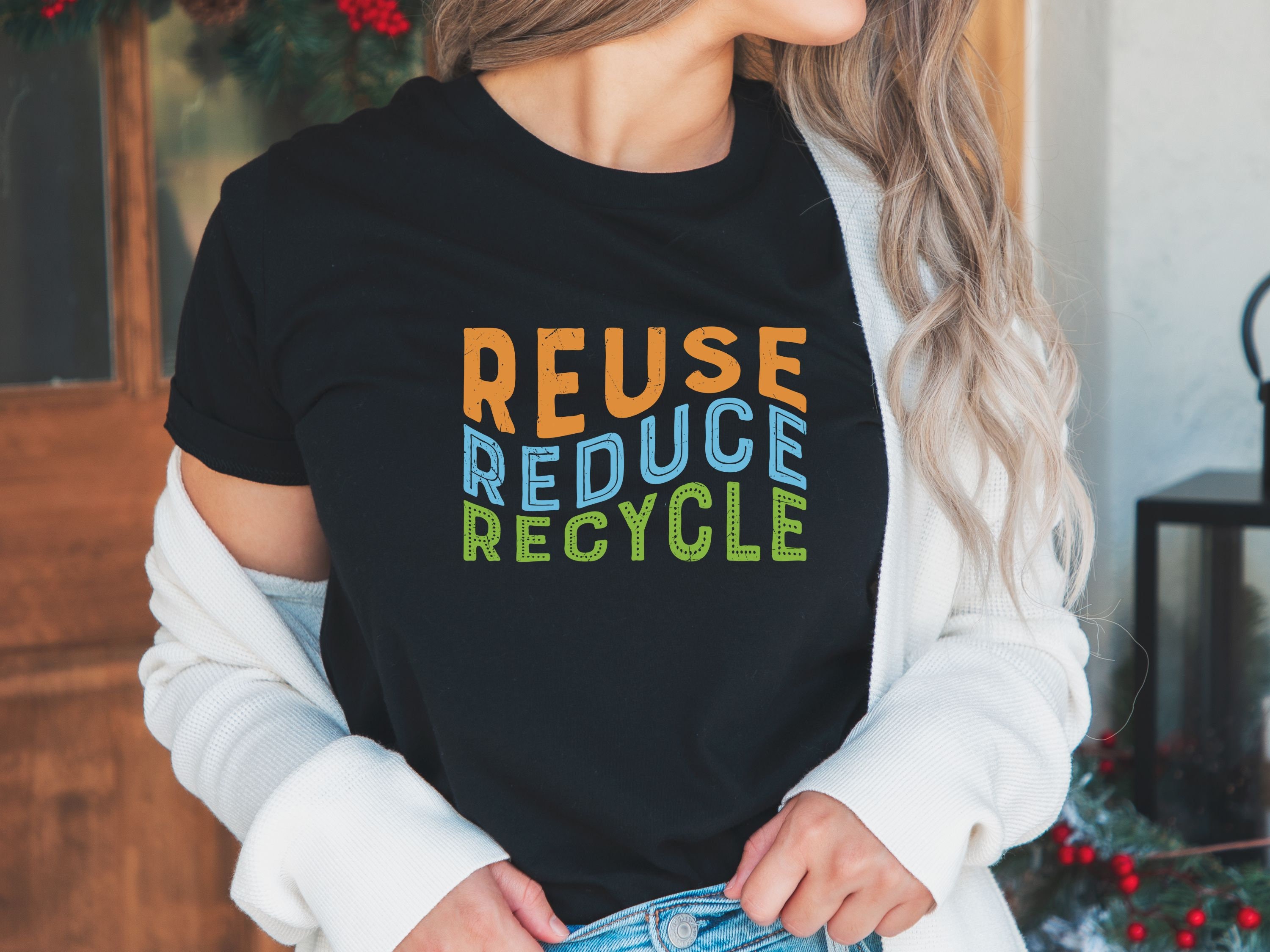 Ecology Shirt Reuse Reduce Recycle Save Our Planet Shirt - Etsy