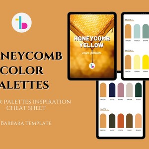 Honeycomb Yellow Color Palette Inspiration, Color Palette Hex Codes ...