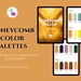 Honeycomb Yellow Color Palette Inspiration, Color Palette Hex Codes ...