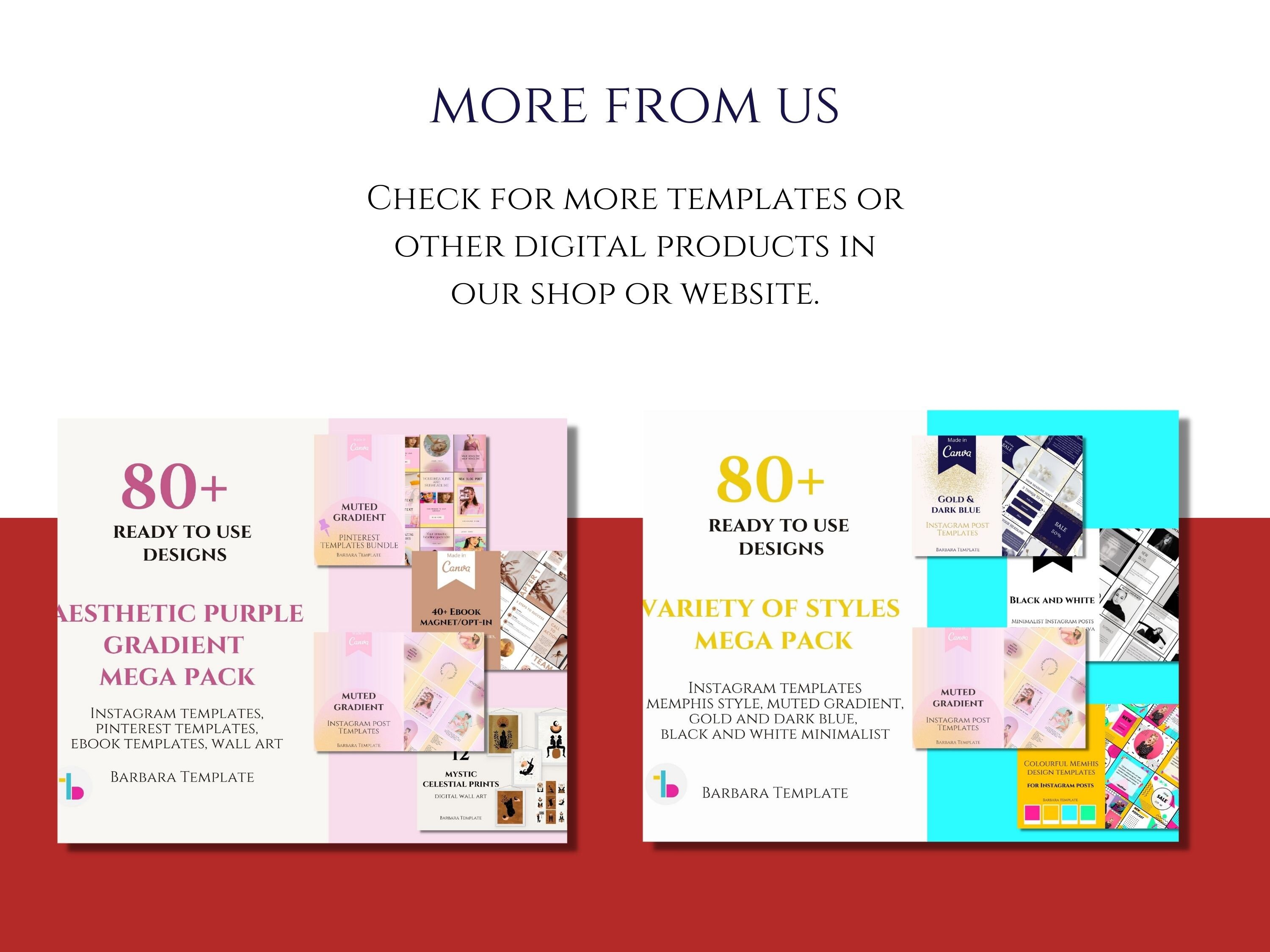 Christmas Mega Pack Templates Bundle, Social Media Templates, Christmas ...