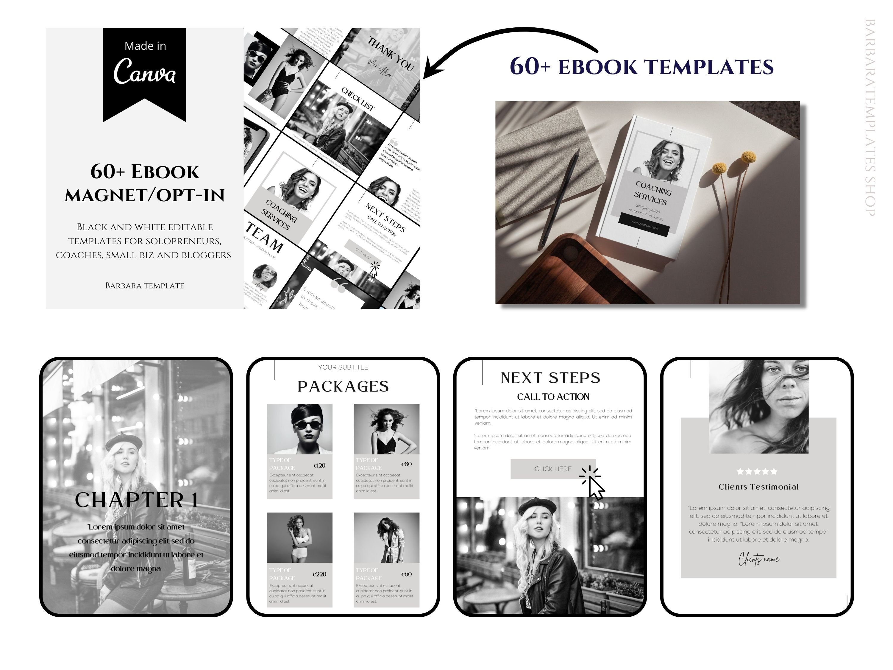 Luxury and Minimalist Mega Pack Templates Bundle, Branding Package for ...