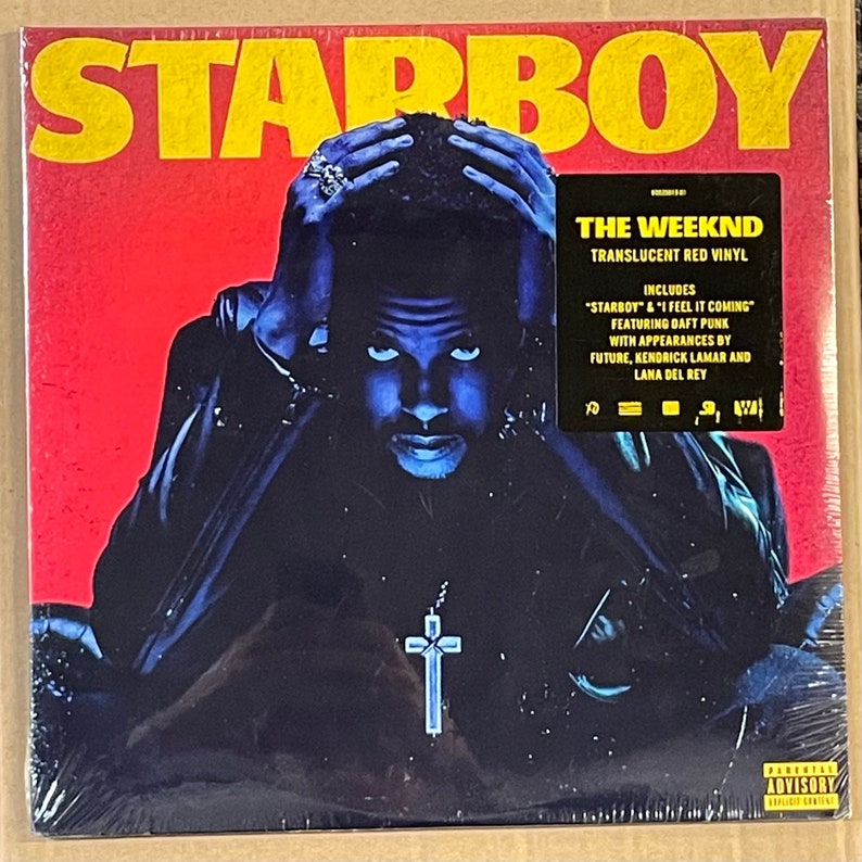 The Weeknd Starboy 2LP Red Limited Vinyl Record - Etsy