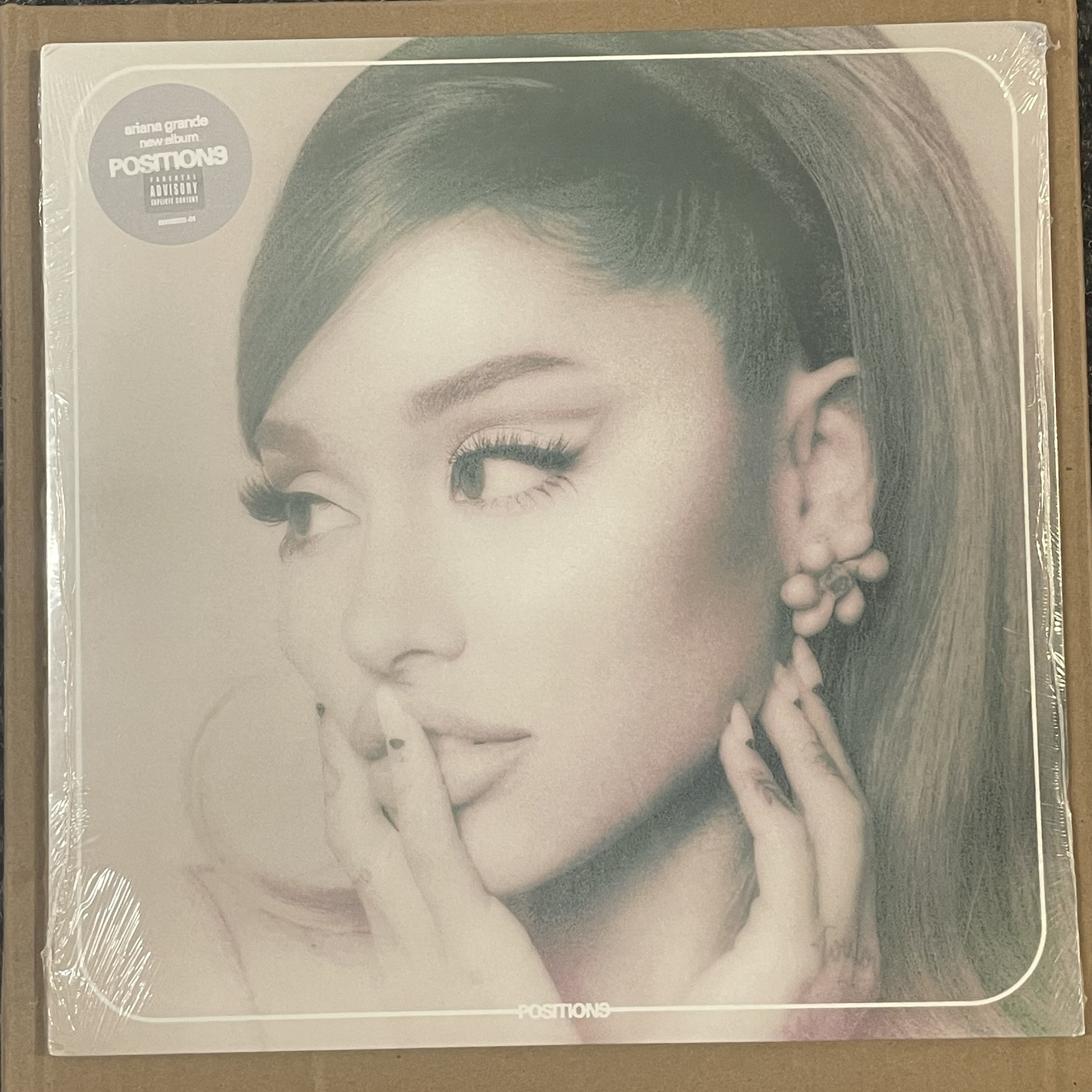 Ariana Grande Positions 1LP Coke Bottle Clear Limited Vinyl | Etsy