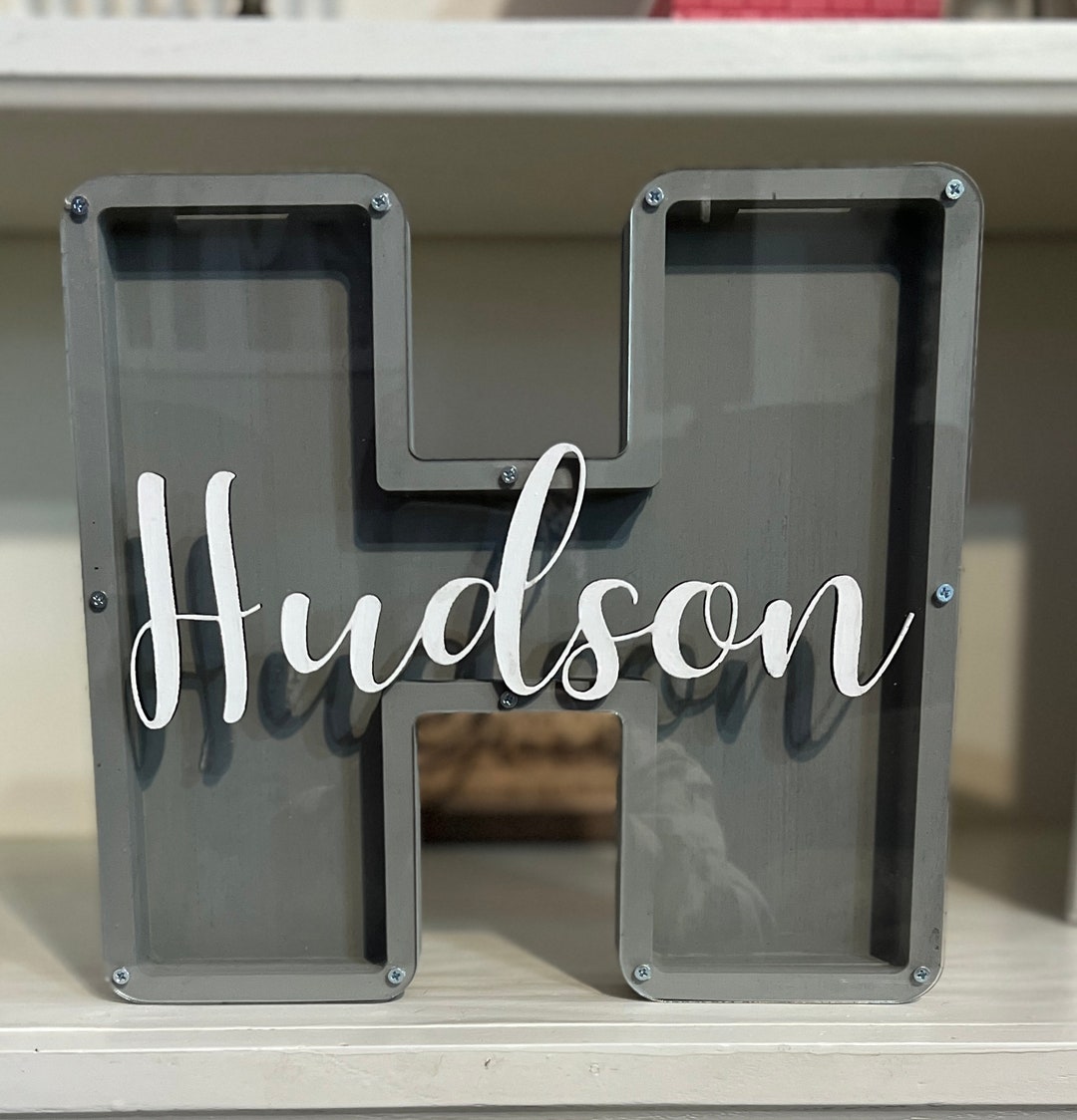 Wood Banks,letter Banks,name Signs,custom Coin Bank,wooden Piggy Banks ...