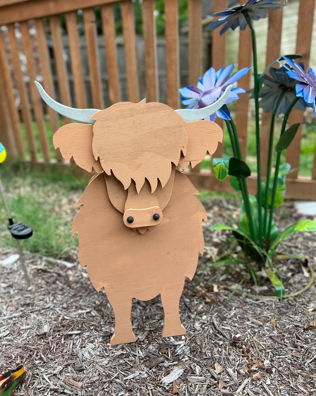 Highland Cows,planters,animal Planters,highland Cow Signs,garden Plants ...