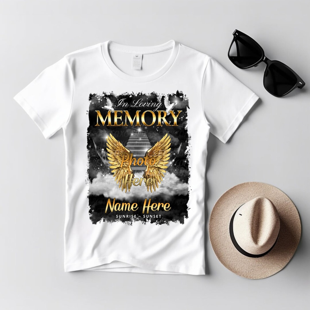 In Loving Memory Shirt, Custom Photo Shirt, RIP Shirt, Personalized RIP ...