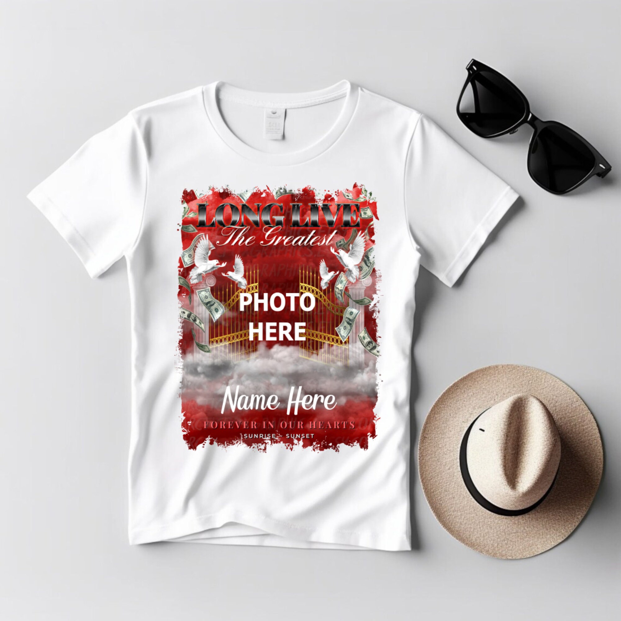 In Loving Memory Shirt, Custom Photo Shirt, RIP Shirt, Personalized RIP ...