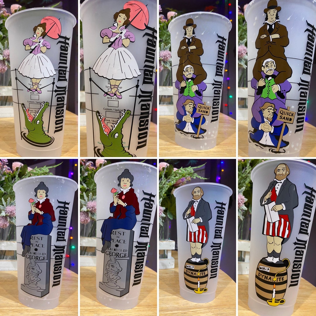 Custom Haunted Mansion Starbucks Venti Cup, Halloween Theme - Etsy