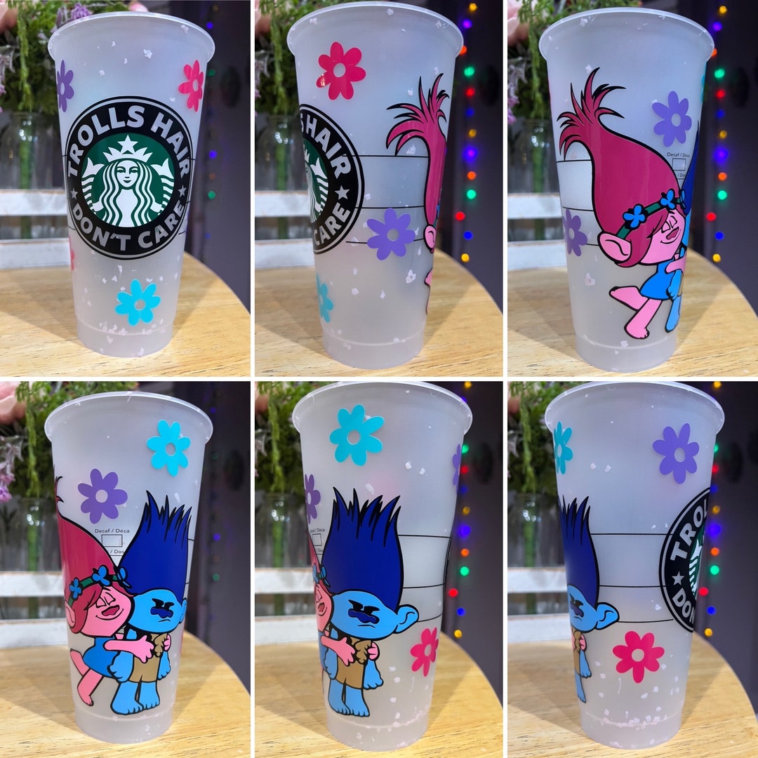 Custom Trolls Themed Reusable Starbucks Cups - 24 Oz - Etsy