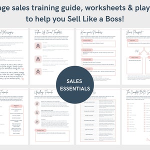 Sales Printable Kit & Training Workbook - Etsy