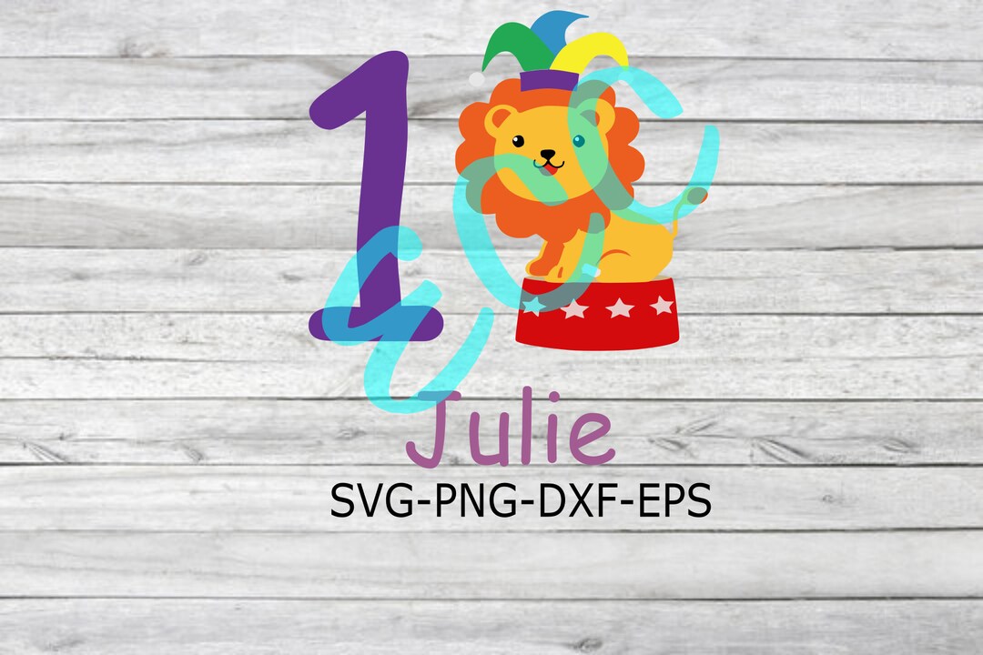 Circus Birthday Lion Jester Hat - Instant Digital Download - Svg, Png ...