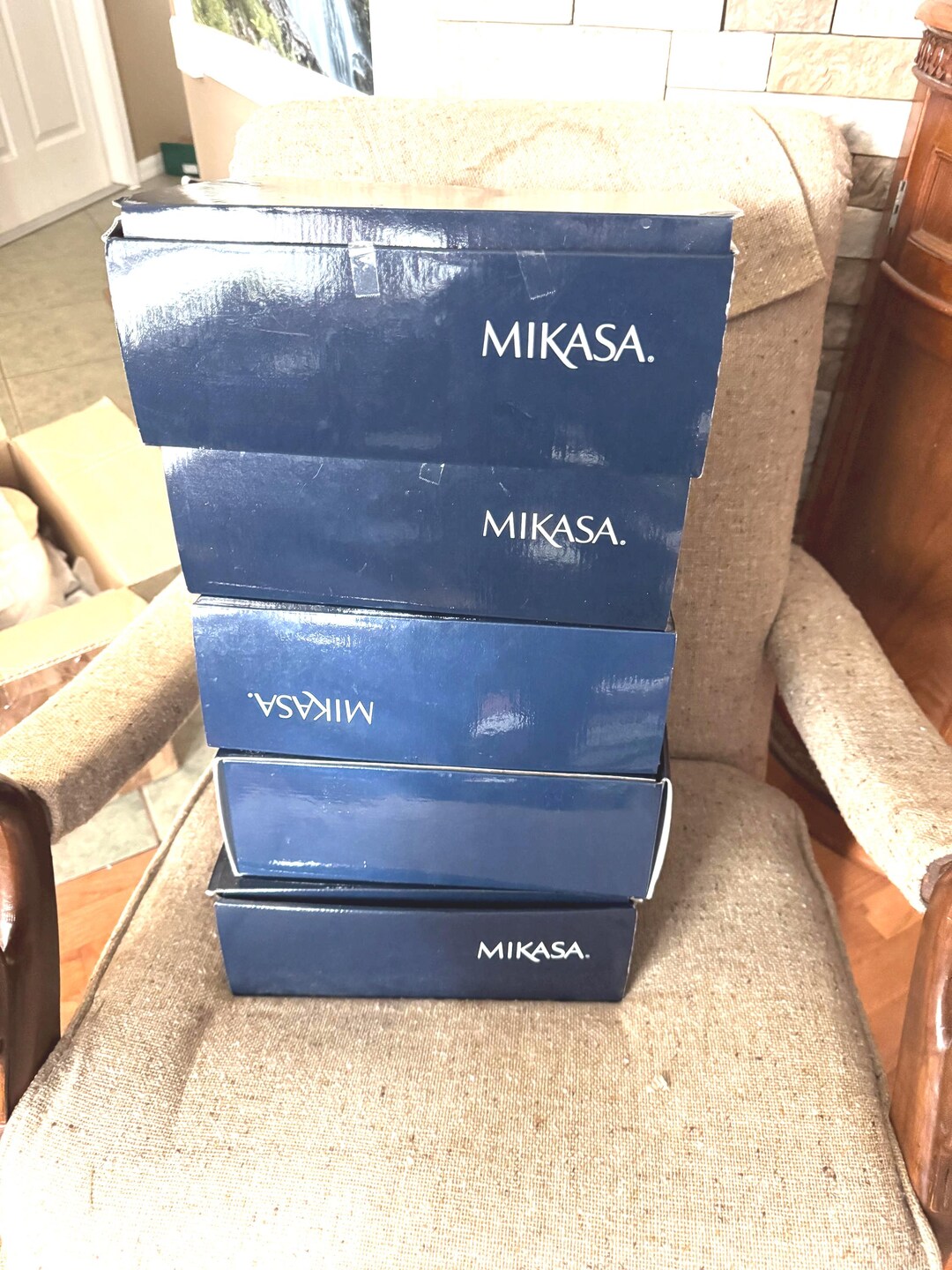 NEW in Box - Mikasa Love Story Platinum Bone China 5 Piece Place ...