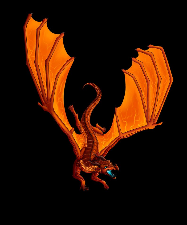 Wings of Fire (wof) Arc 2 Stickers POV Dragons || Moonwatcher, Winter ...