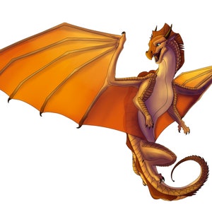Wings of Fire (wof) Arc 1 Stickers POV Dragons || Clay, Tsunami, Glory ...