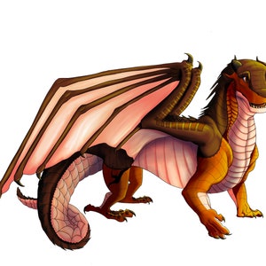 Wings of Fire (wof) Arc 1 Stickers POV Dragons || Clay, Tsunami, Glory ...