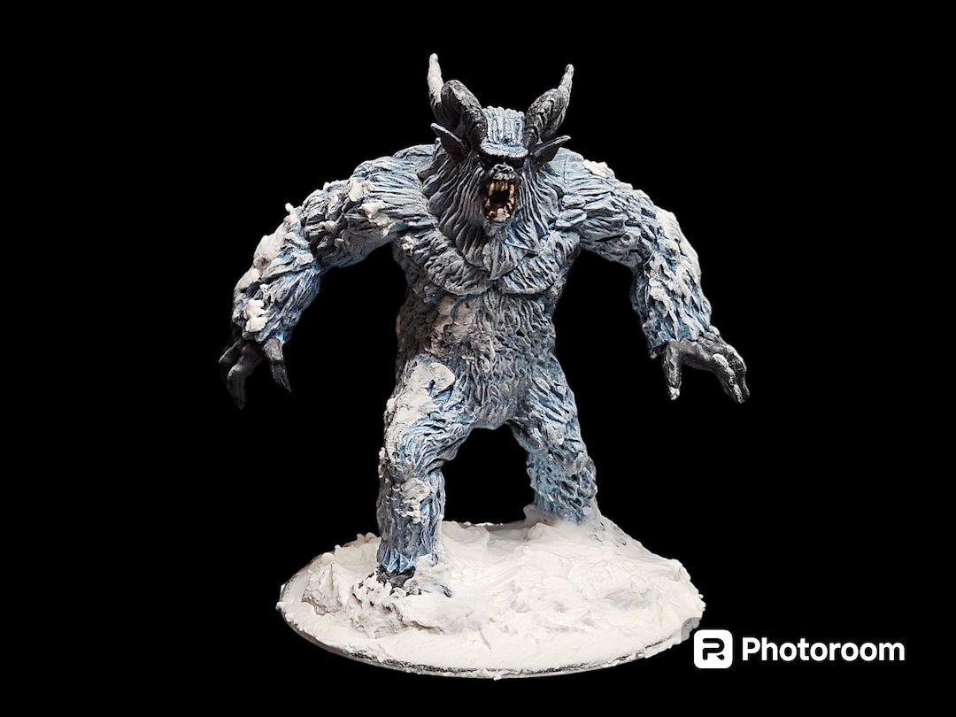 Yeti - Nolzur's Marvelous Miniatures - Dungeons and Dragons - Etsy