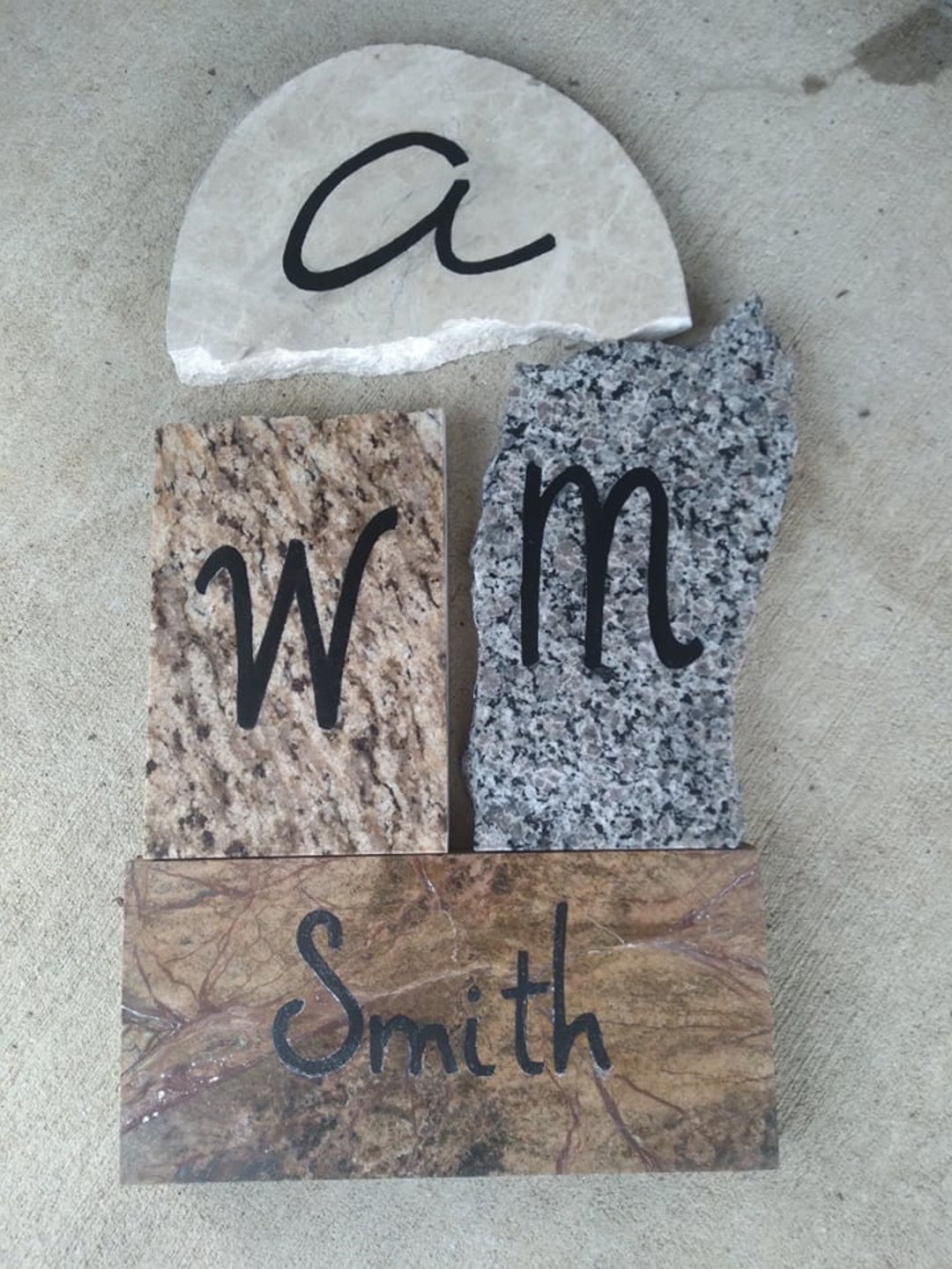 Grave Stones, Head Stones, Garden Stones, Pet Memorials, Initials, Last ...