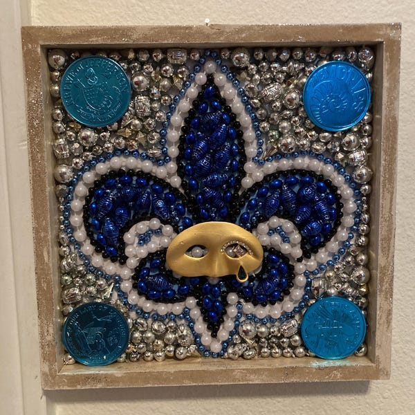 Mardi Gras Bead - Etsy