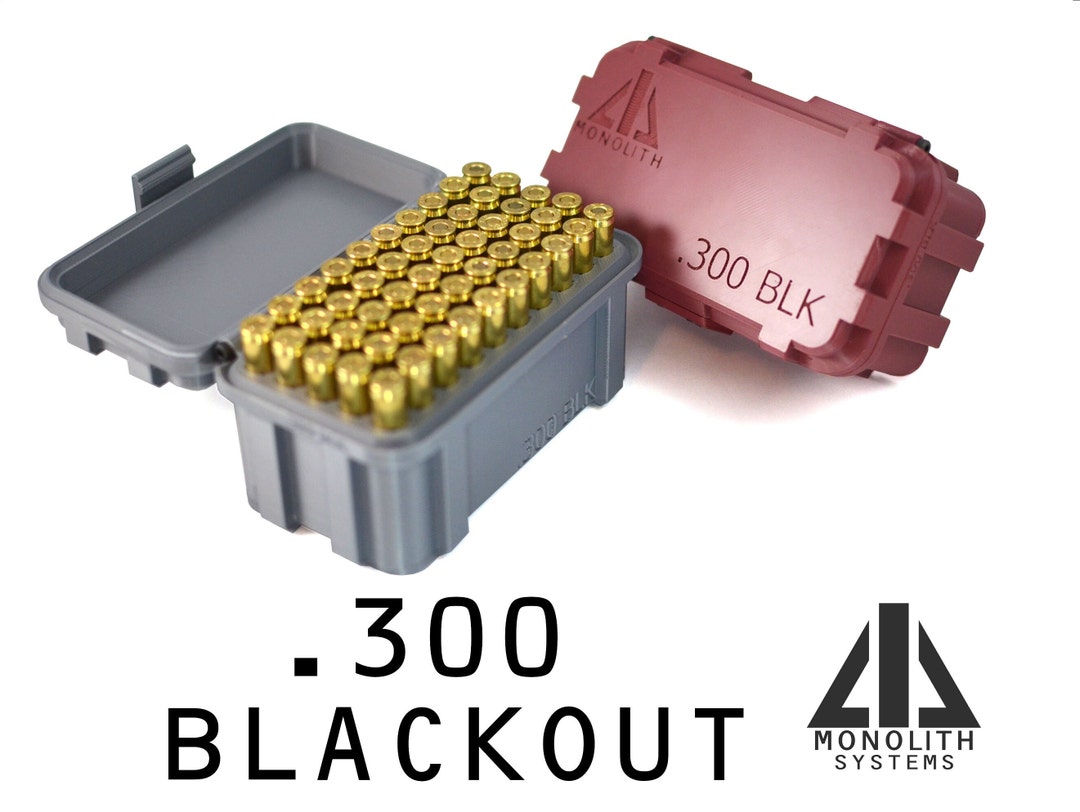 300 Blackout Ammo Container 50 Round - Etsy