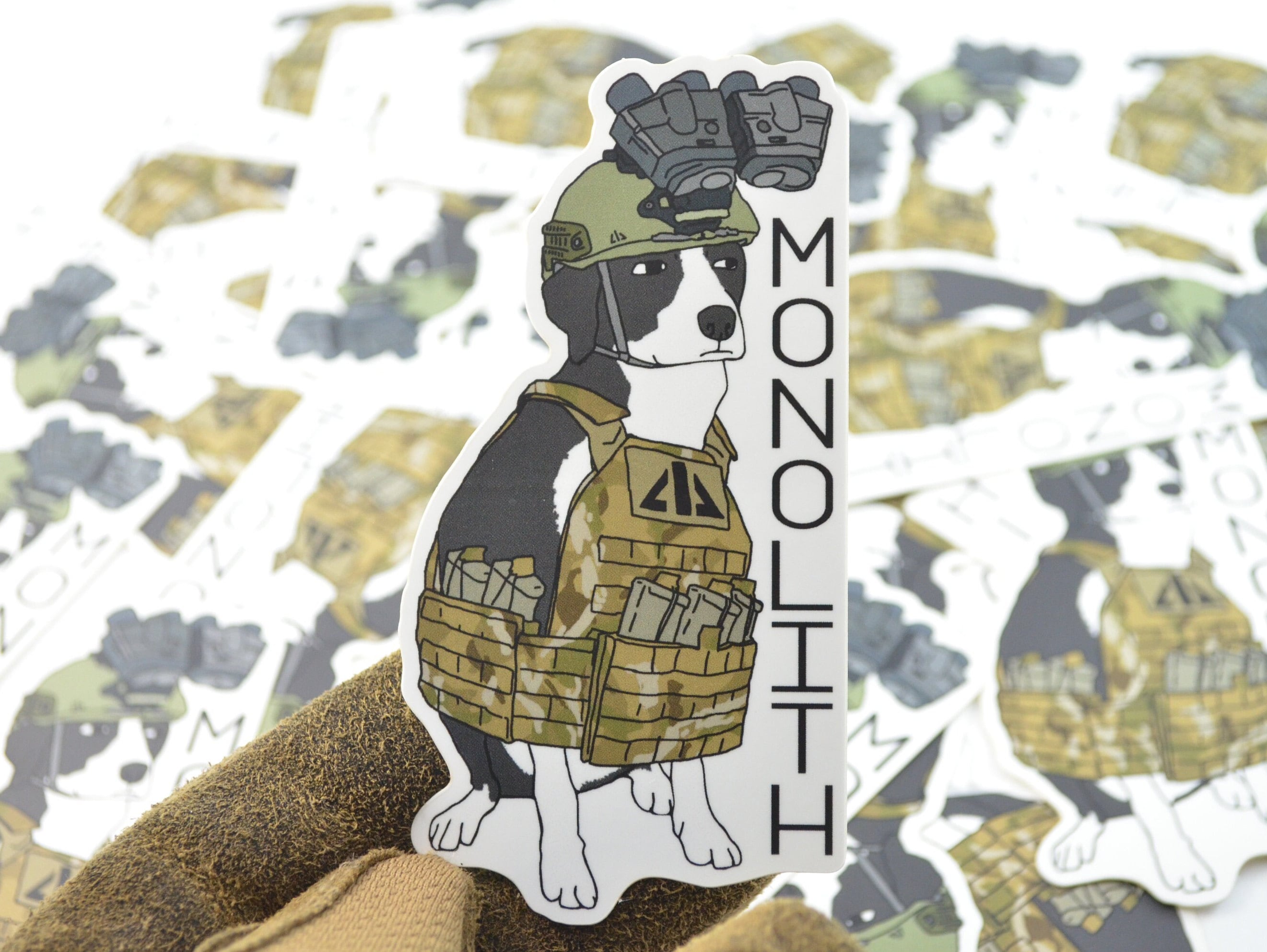 Tacticool Dog Sticker Monolith Systems Full Color - Etsy