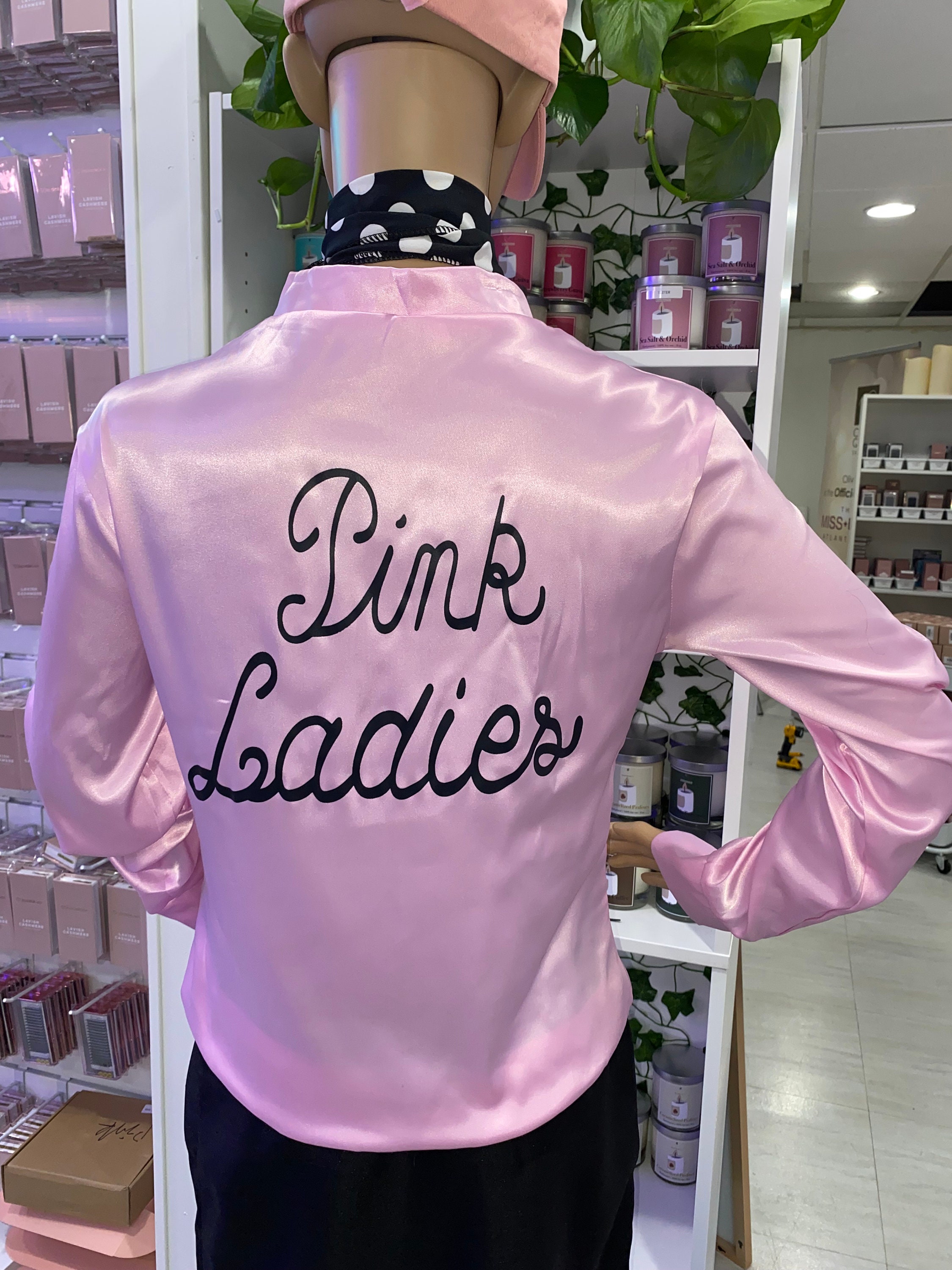 Adult Satin 1950's Performance Grease Jacket With Scarf - Etsy