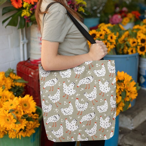 Chicken Tote Bag - Etsy