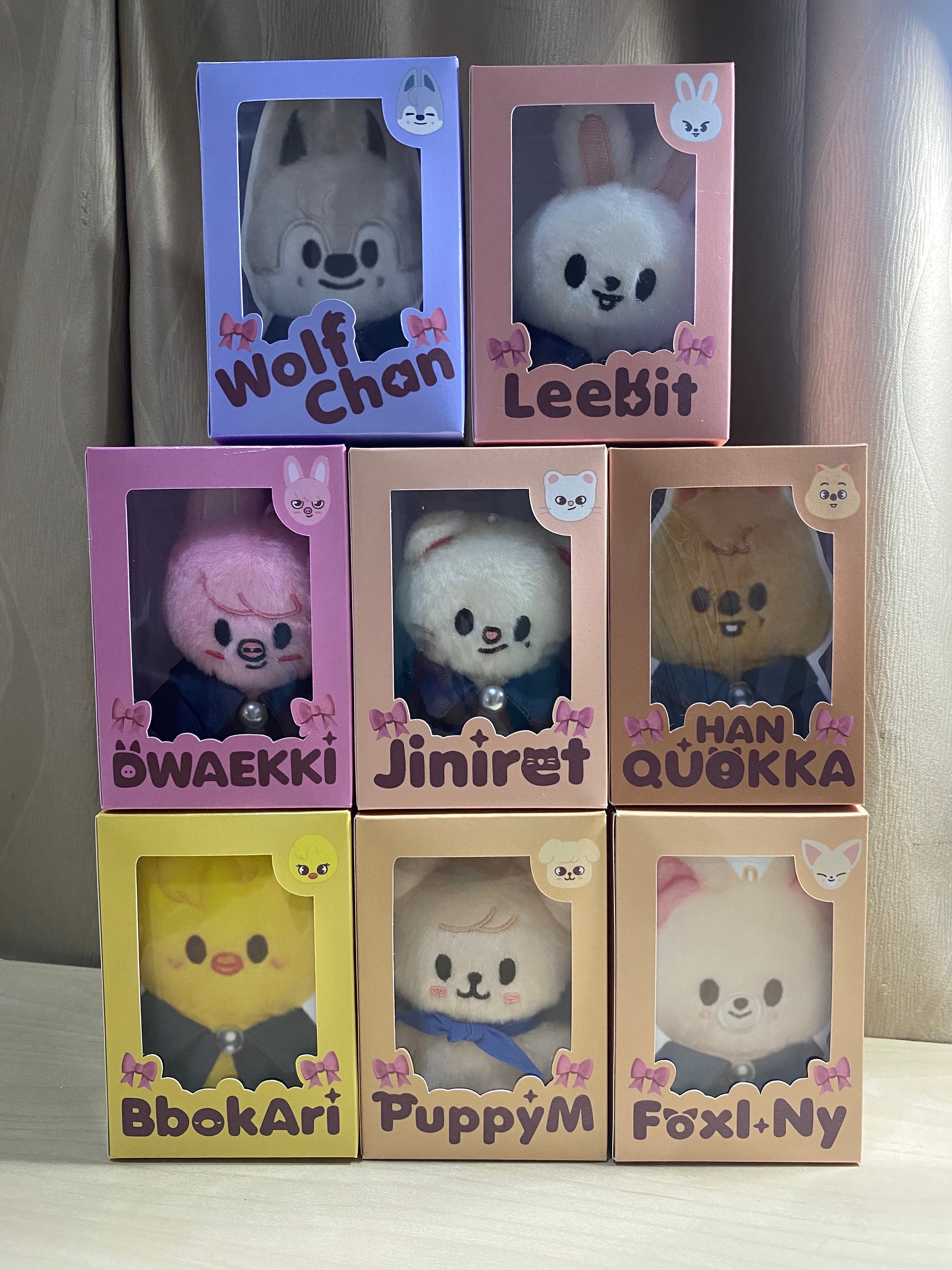 Caja de peluche Stray Kids SKZOO Fanmade de 10 cm - Etsy México
