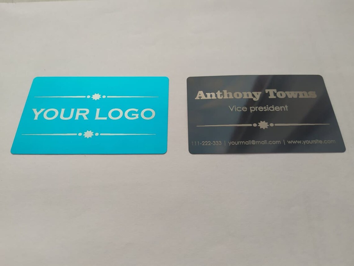 Business Card Templates for Laser Engraving 5 Design Bundle Laser ...