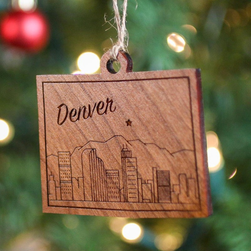 Denver Skyline - Etsy