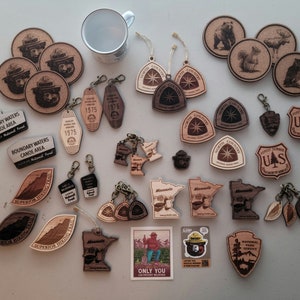 BWCA Keychain | Authentic Boundary Waters Canoe Area Sign Replica ...