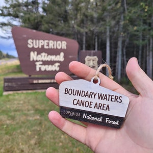 Boundary Waters Ornament | BWCA Ornament | Minnesota Boundary Waters ...
