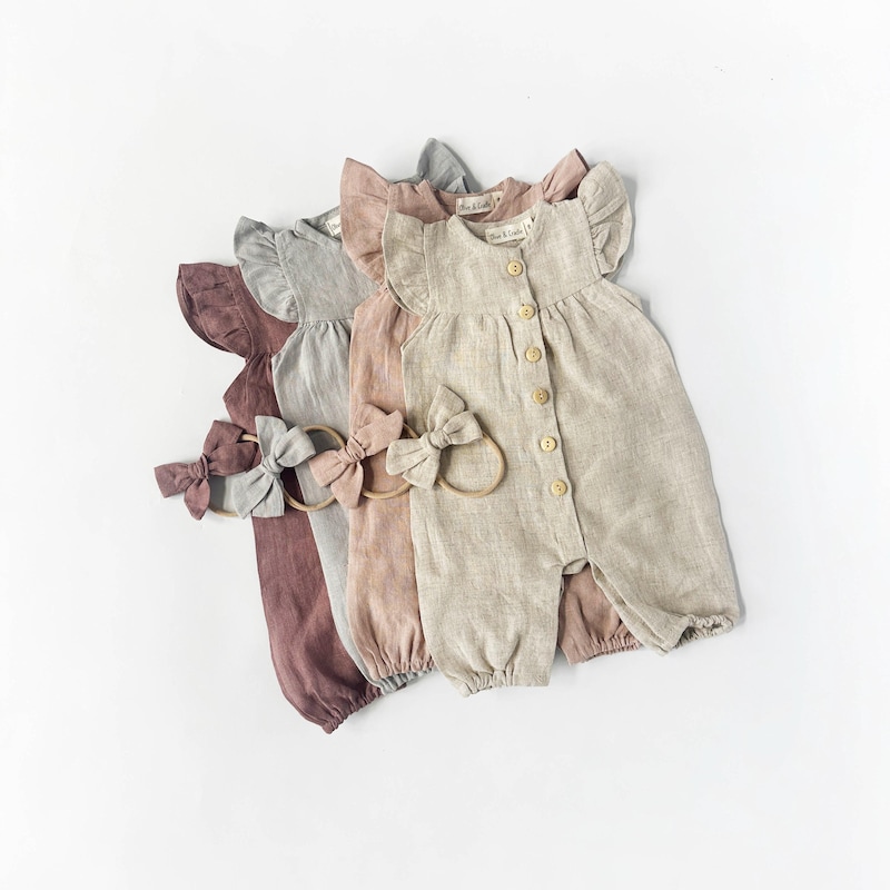 Linen Baby Clothes - Etsy