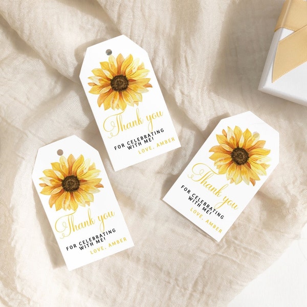 Sunflower Thank You - Etsy