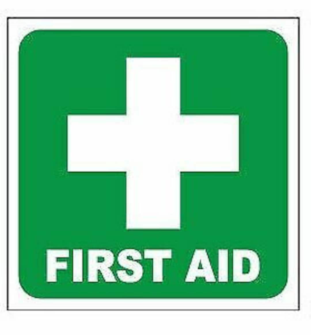 First Aid Decal Sticker 100mm X 100mm - Etsy
