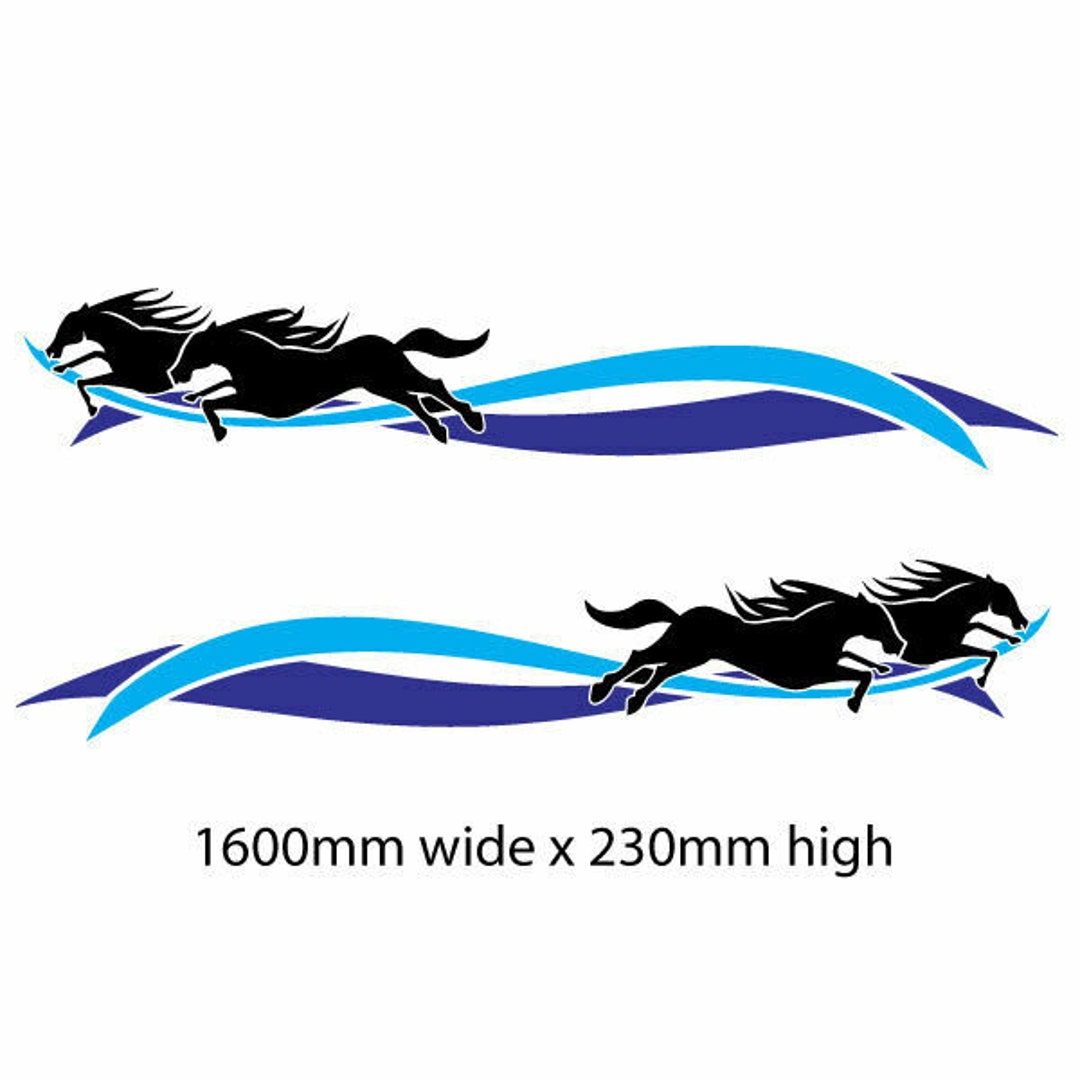 Popular Horse Float Trailer Stripe Decals Stickers 1600mm Wide - Etsy