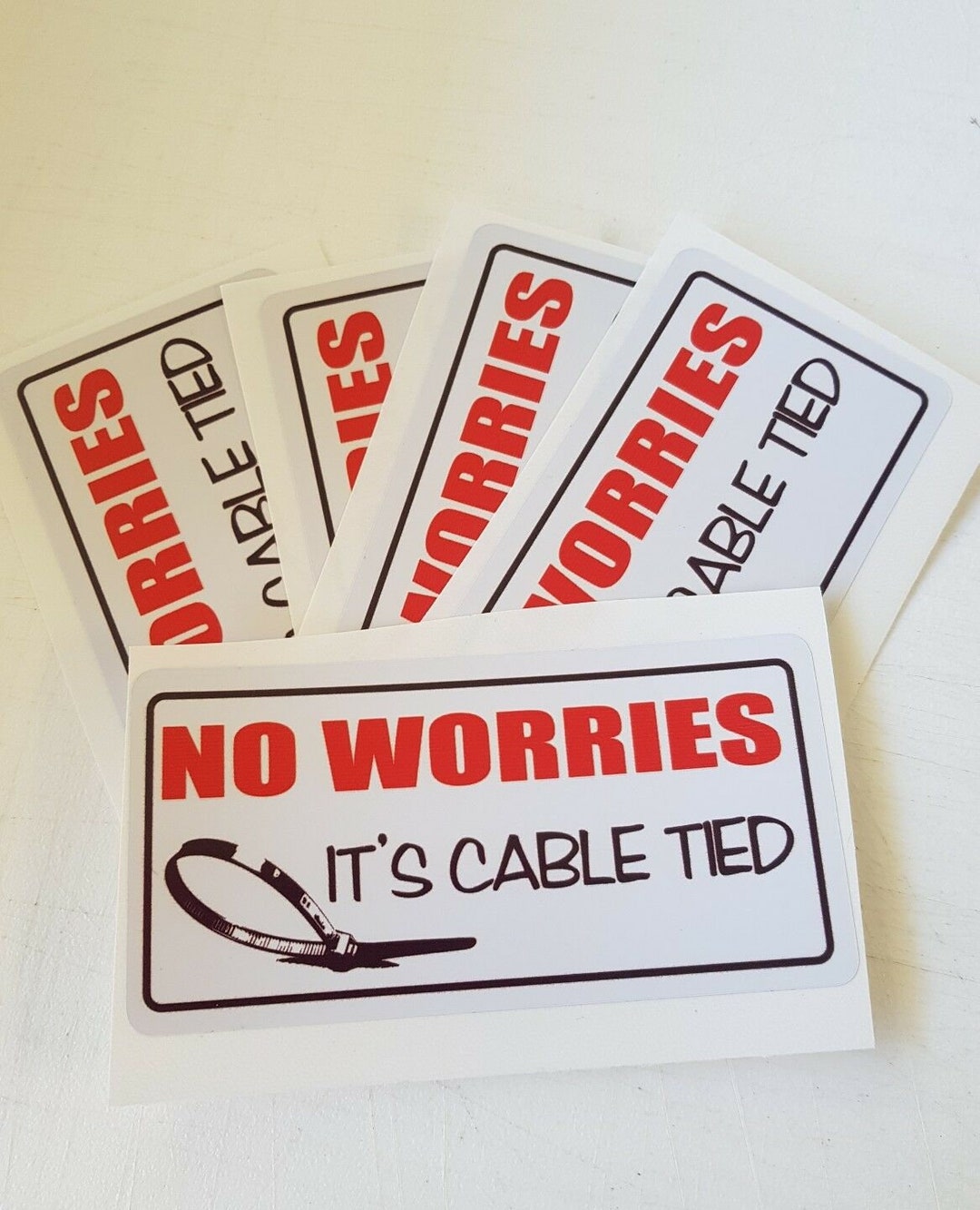 5 X Cable Tied Stickers 4wd 4x4 Ute - Etsy Australia