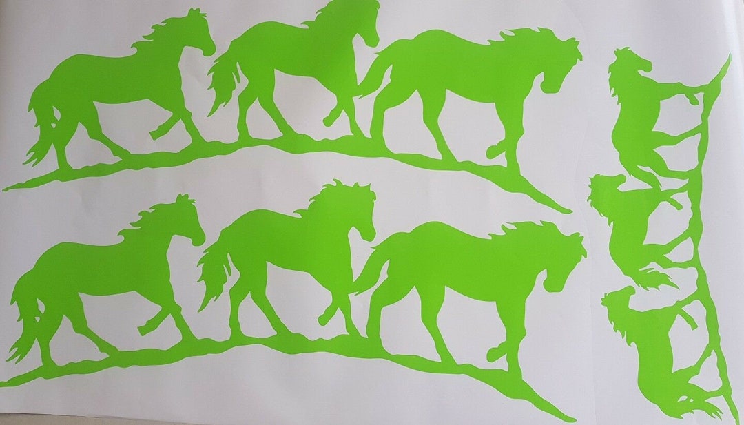 3x Horse Stickers Decals Horse Float Trailer or Truck - Etsy