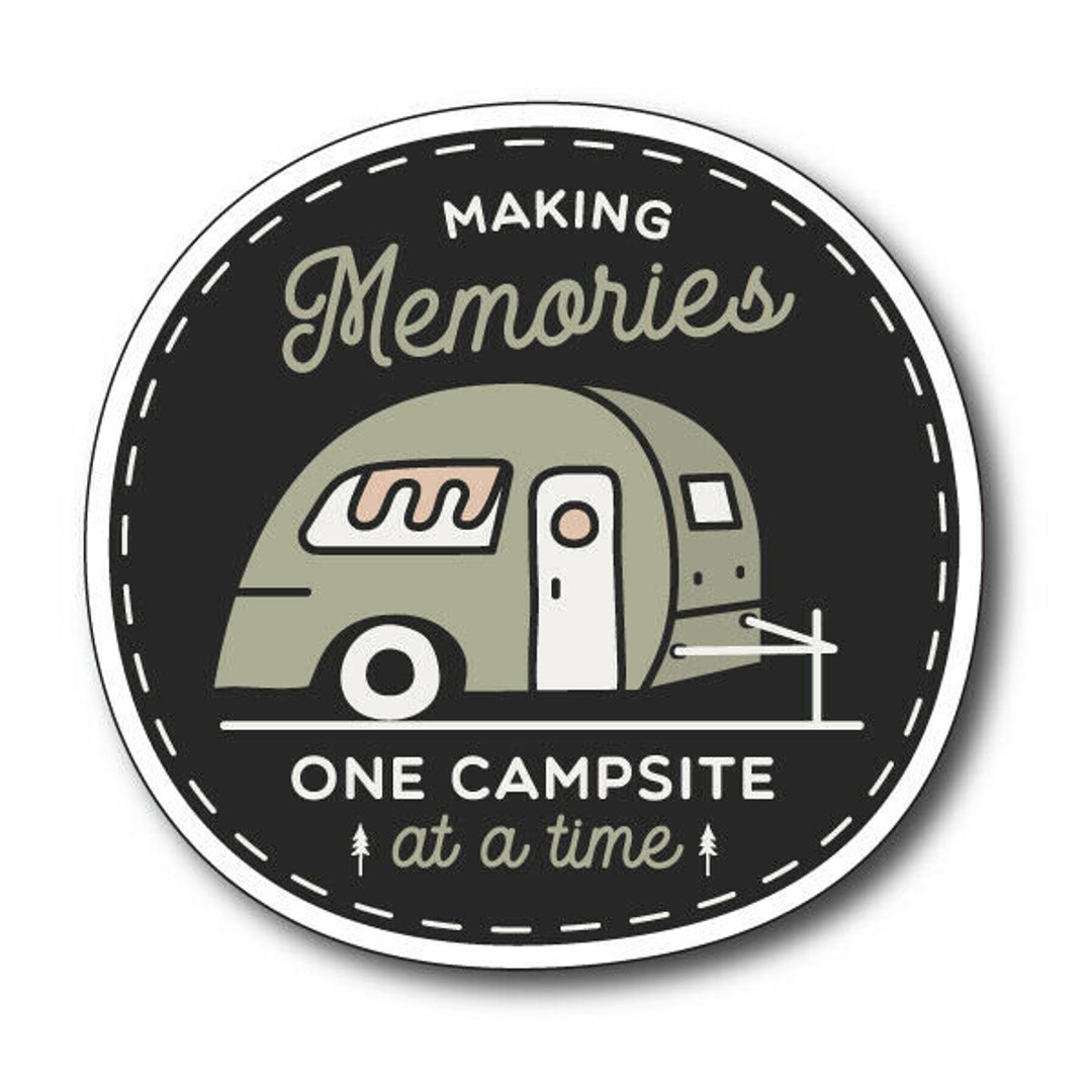 Caravan Sticker, Bumper Sticker Making Memories, Cute Funny Sticker ...