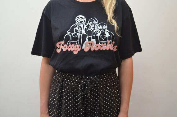 Foxy Roxie Original Tee Black - Etsy UK