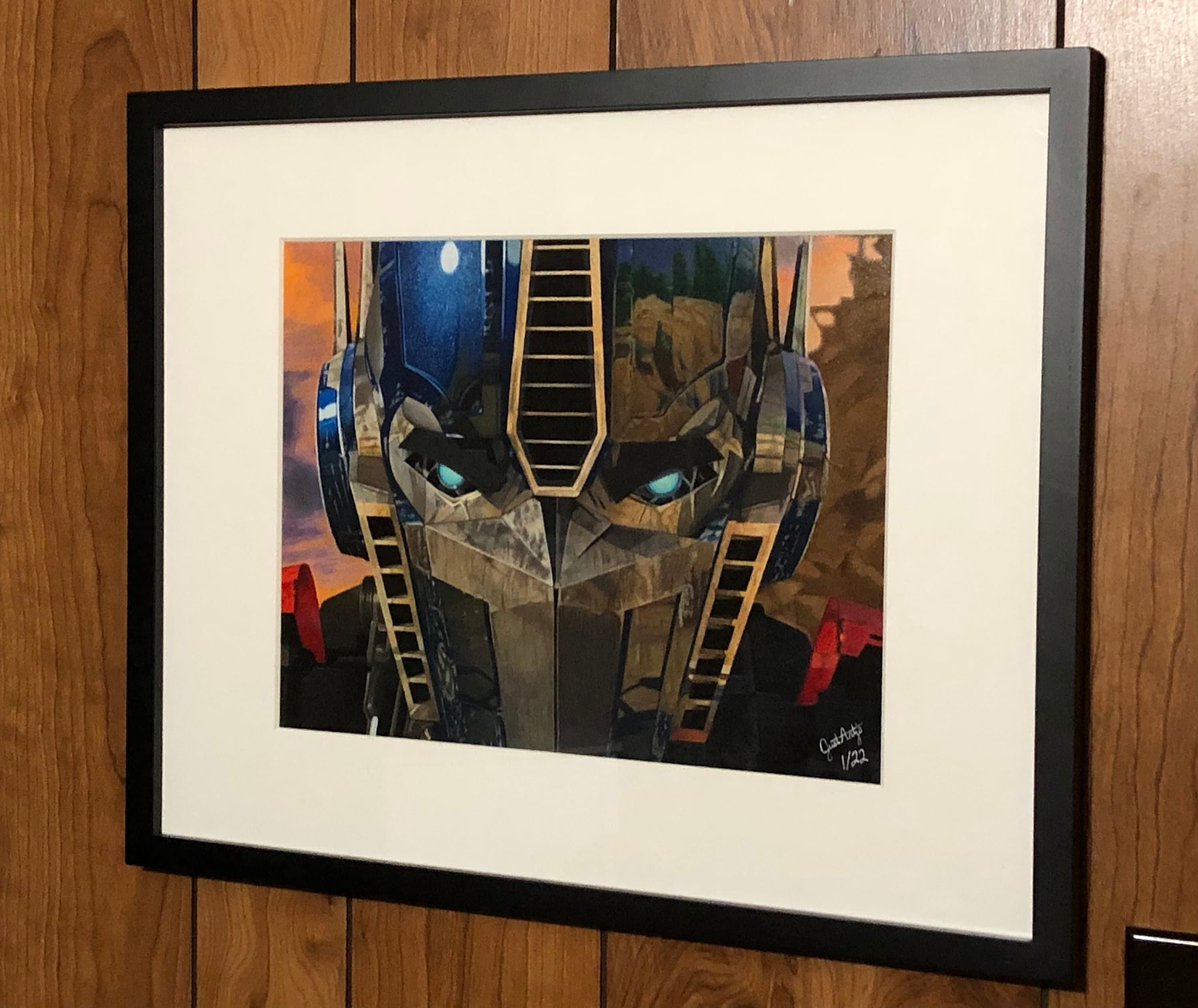 Transformers Prime TV Series Optimus Prime /reprint/hand Drawn/color ...