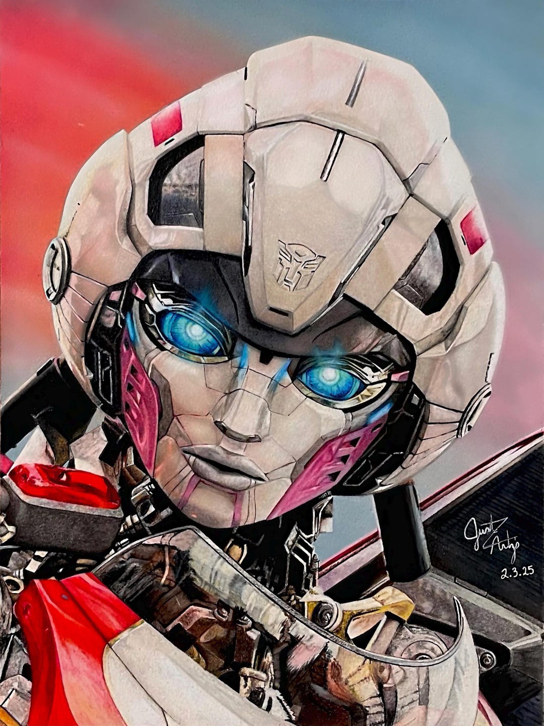 Transformers ROTB Arcee Autobot Art Prints - Etsy